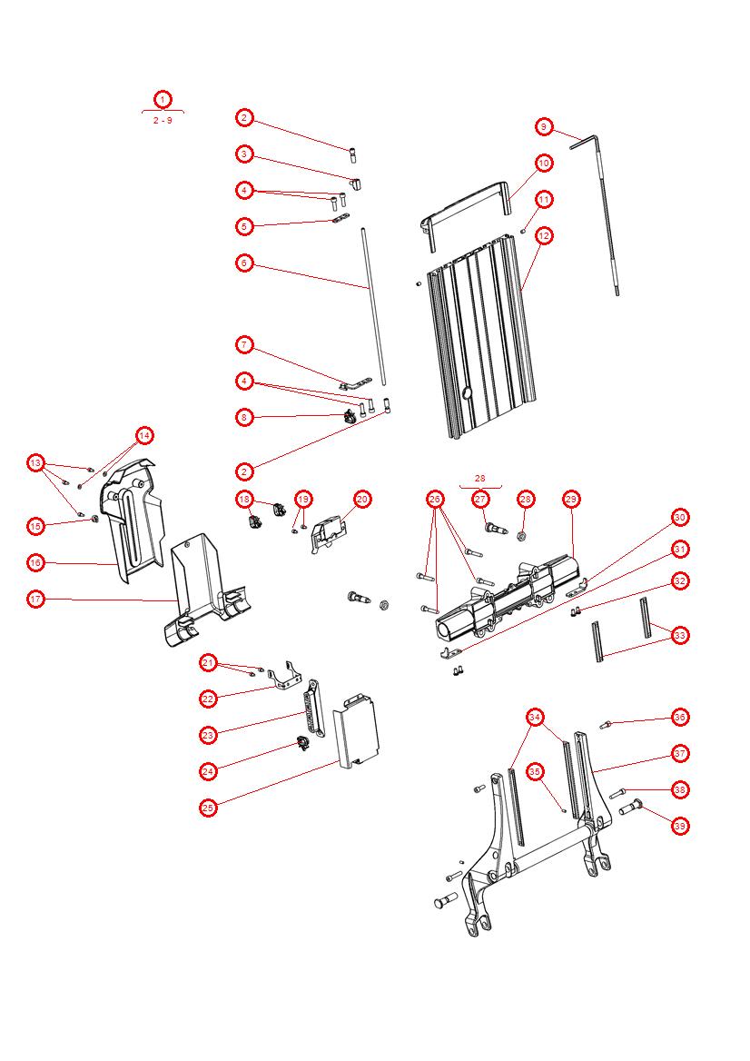 Seating System Parts