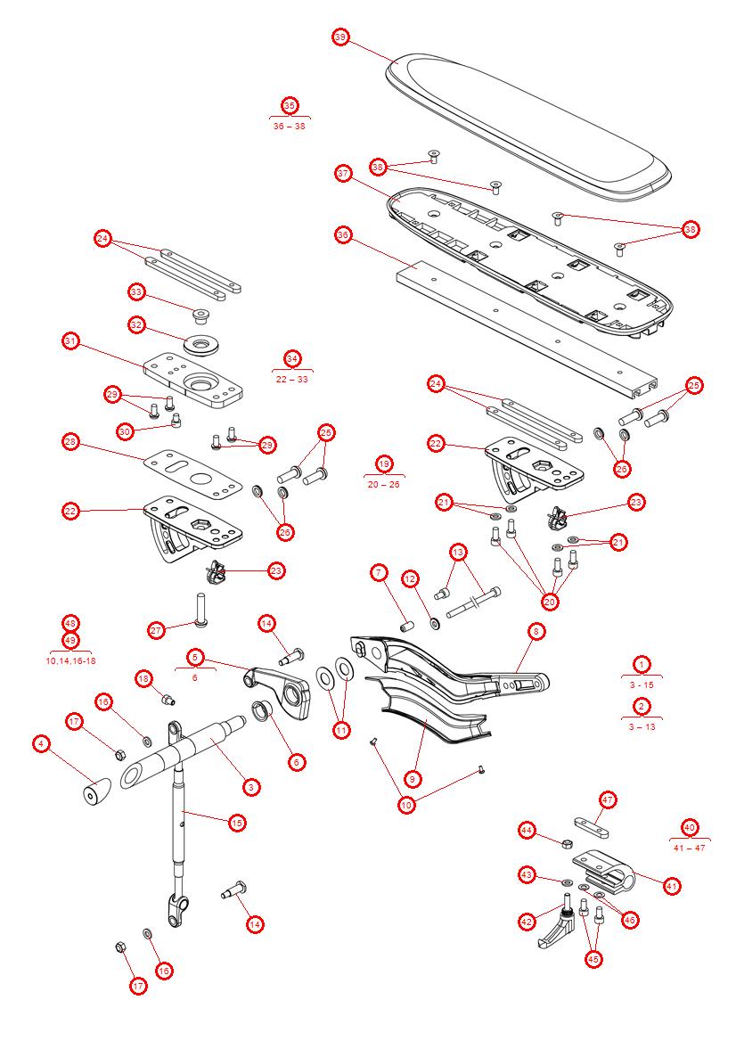 Seating System Parts