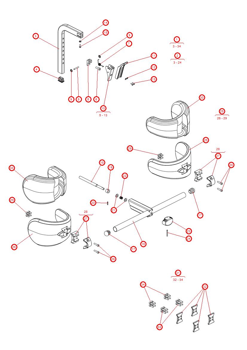 Seating System Parts